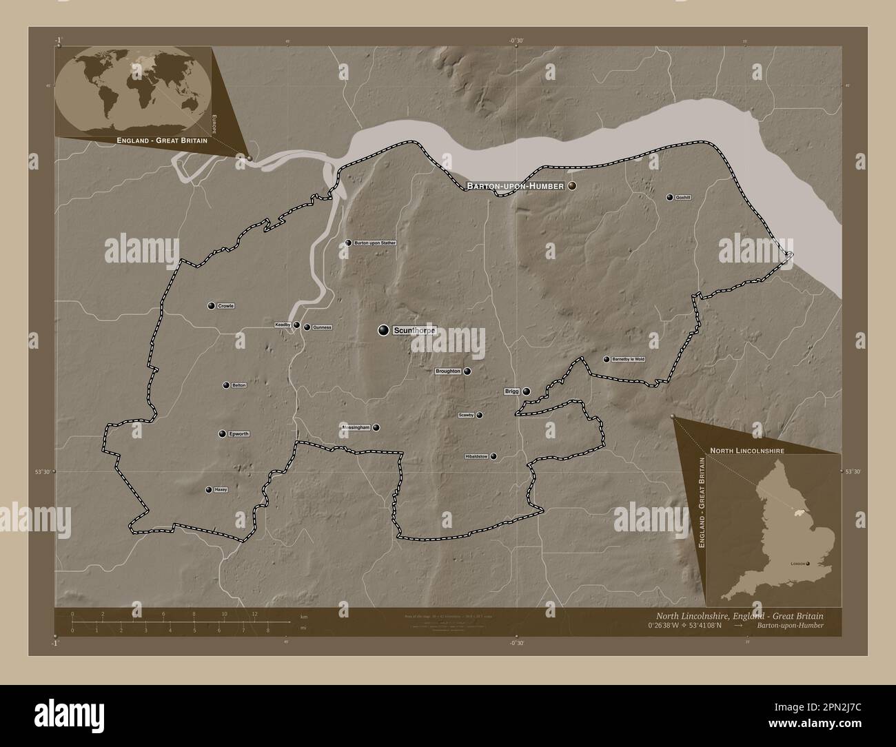 North Lincolnshire, unitary authority of England - Great Britain ...