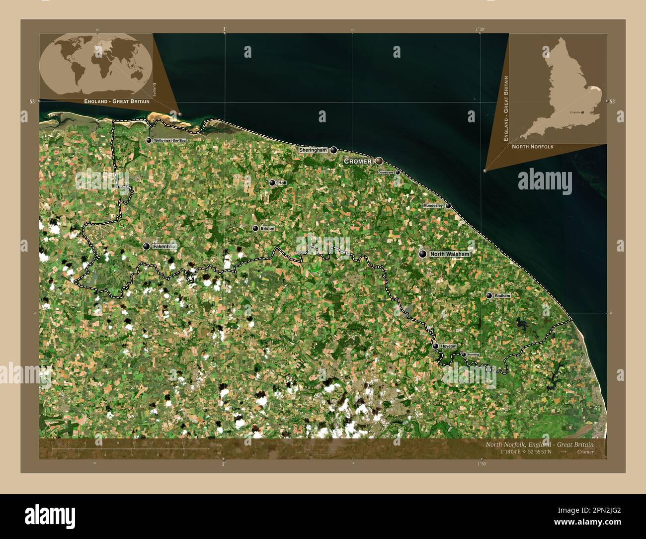 North Norfolk, non metropolitan district of England - Great Britain ...