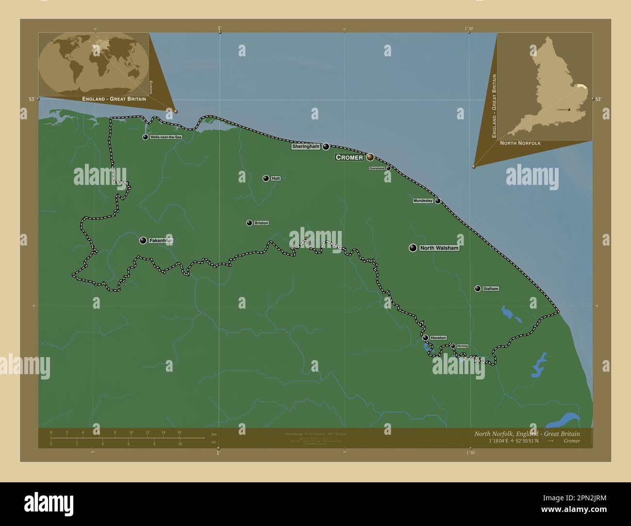 North Norfolk, non metropolitan district of England - Great Britain ...