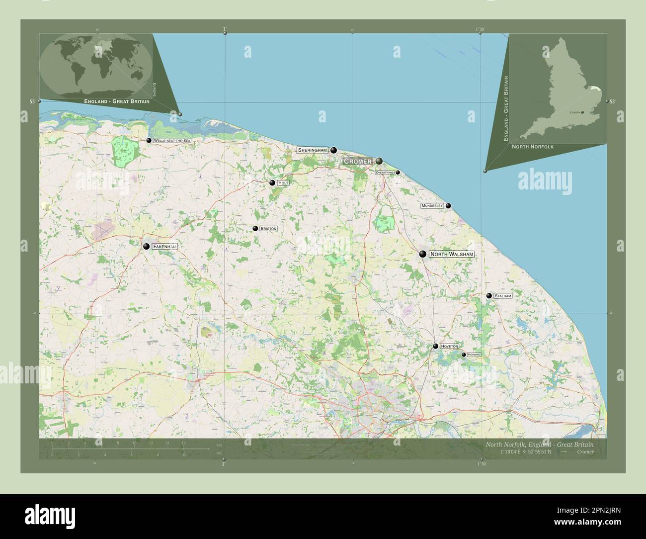 North Norfolk, non metropolitan district of England - Great Britain ...