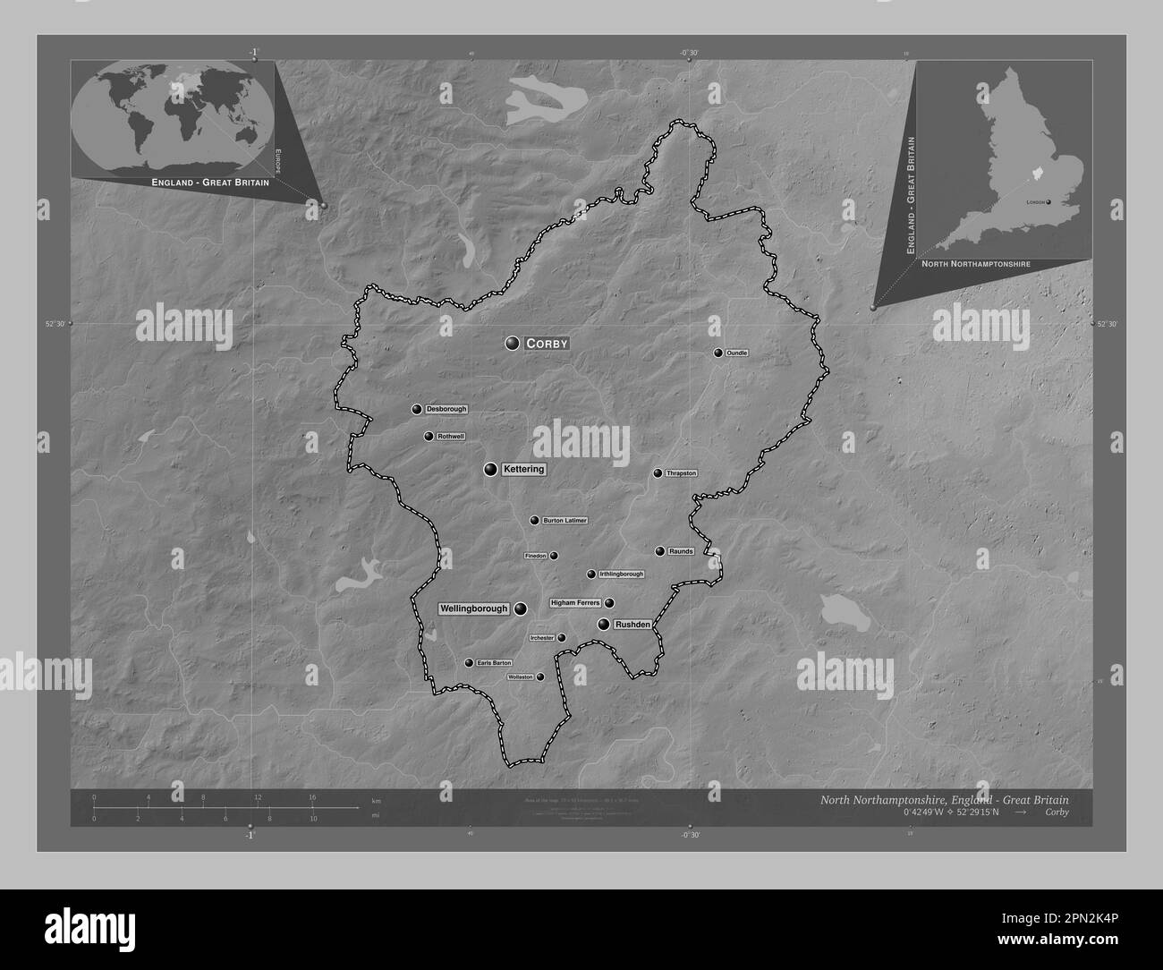 North Northamptonshire, unitary authority of England - Great Britain ...