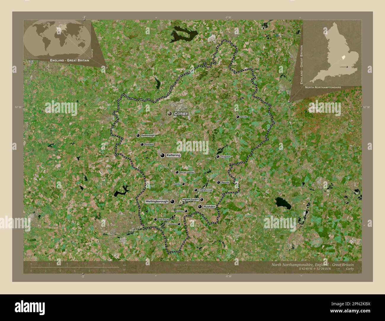 North Northamptonshire, unitary authority of England - Great Britain ...
