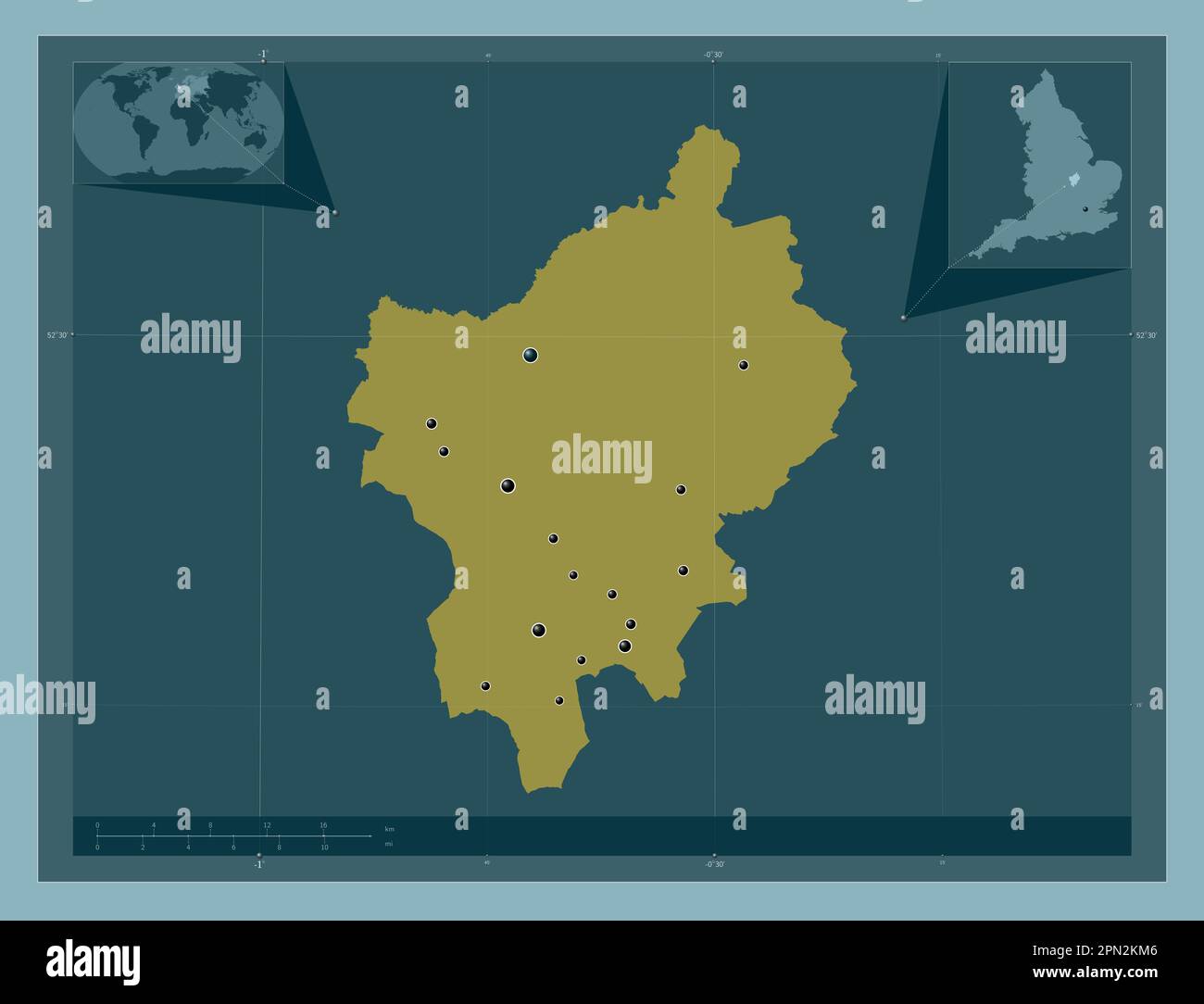 Map of irchester hi-res stock photography and images - Alamy