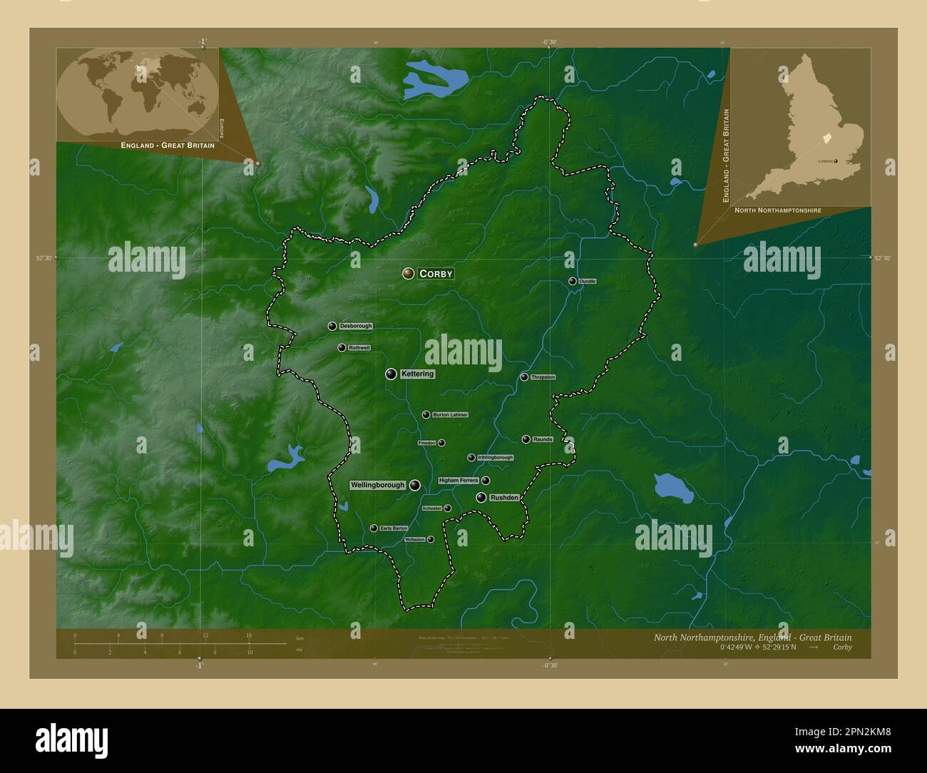 North Northamptonshire, unitary authority of England - Great Britain ...