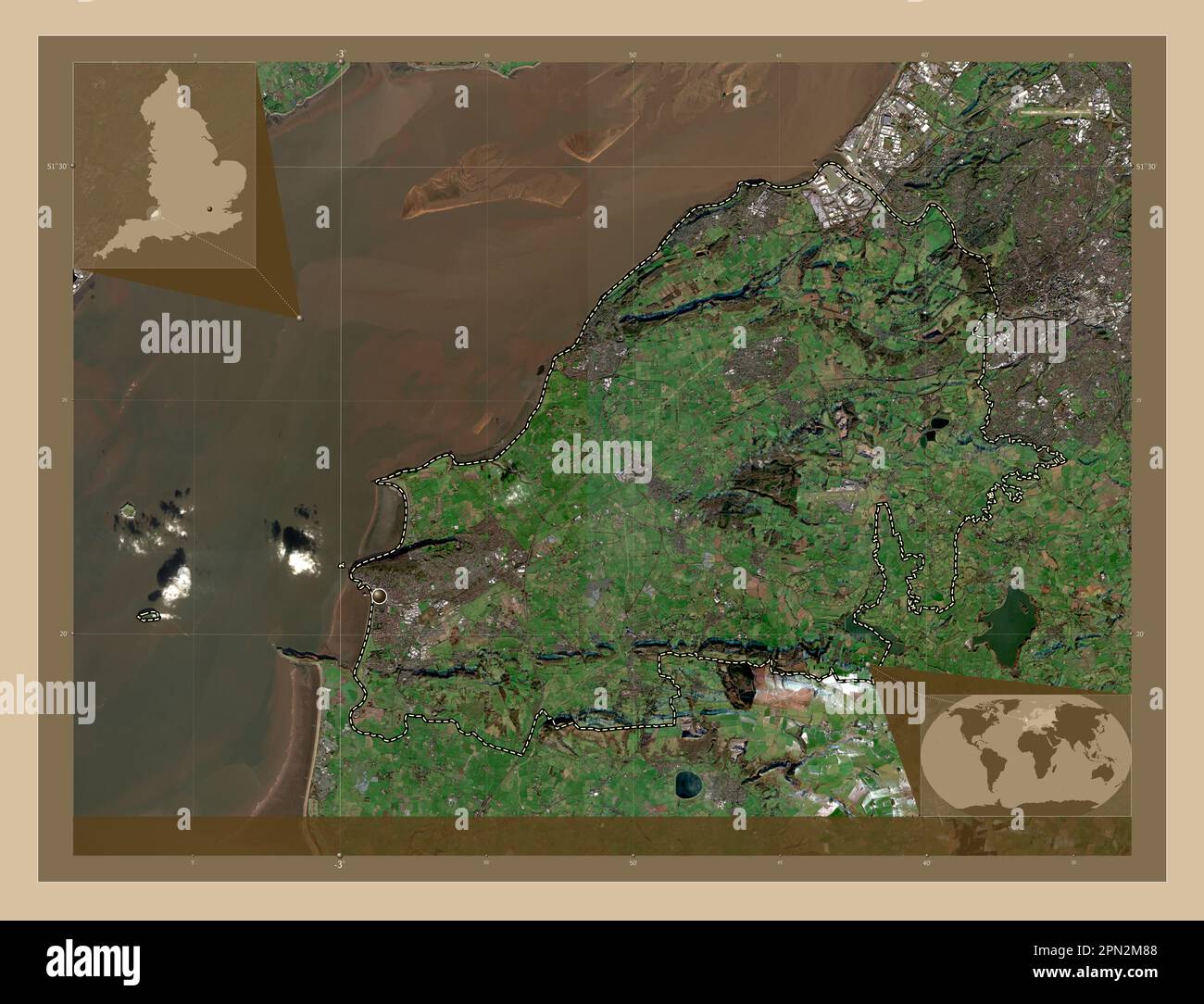 Weston super mare map hi-res stock photography and images - Alamy