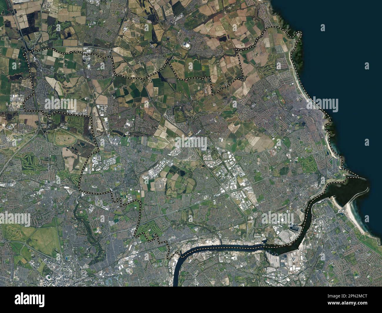 North Tyneside, administrative county of England - Great Britain. High ...