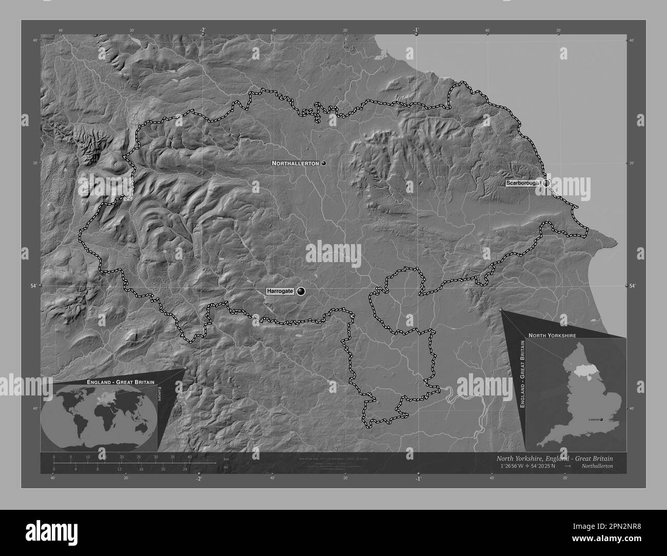 North Yorkshire, administrative county of England - Great Britain ...
