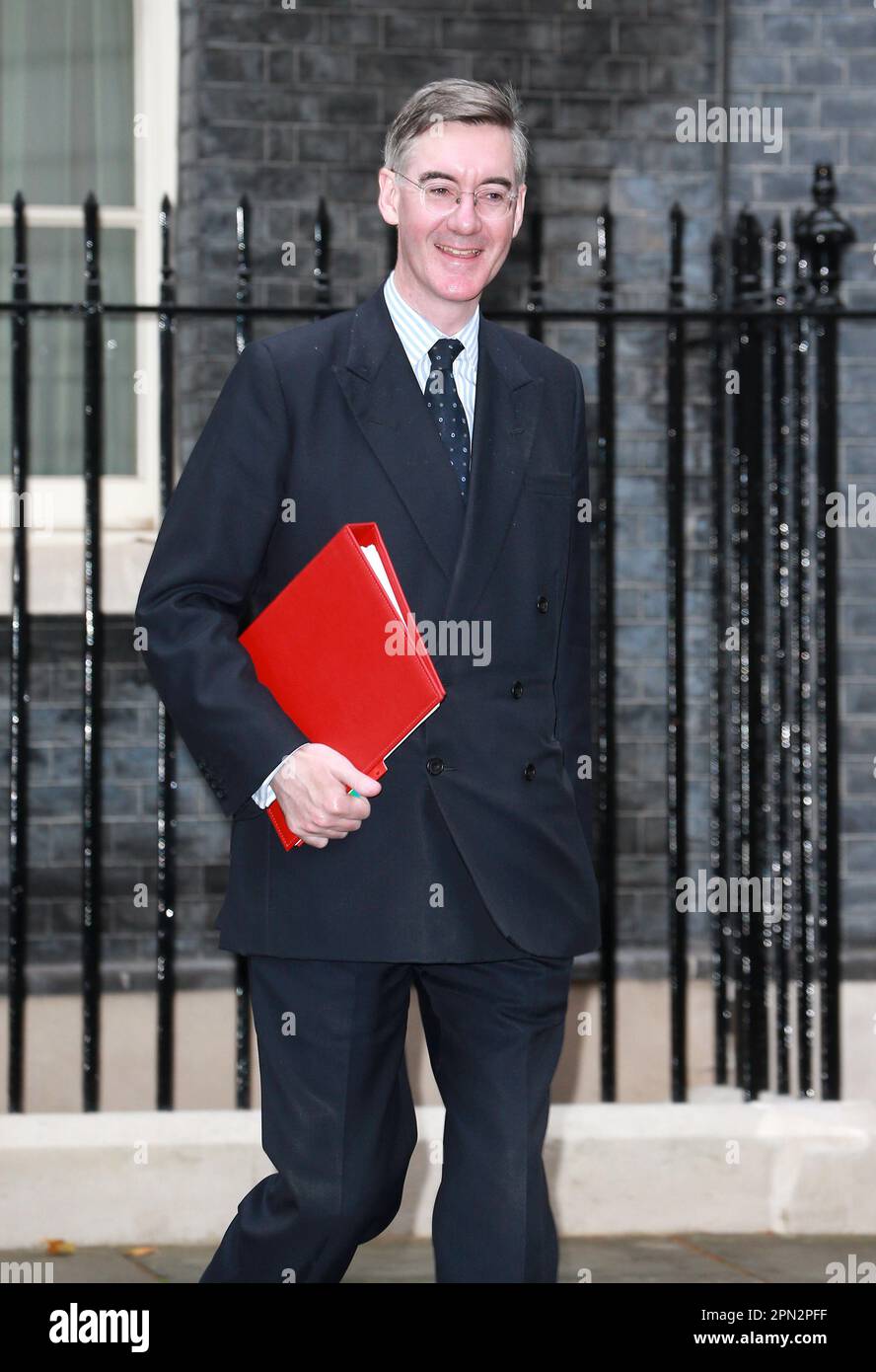 Jacob Rees Mogg seen leaving a pre Budget cabinet meeting at Downing ...