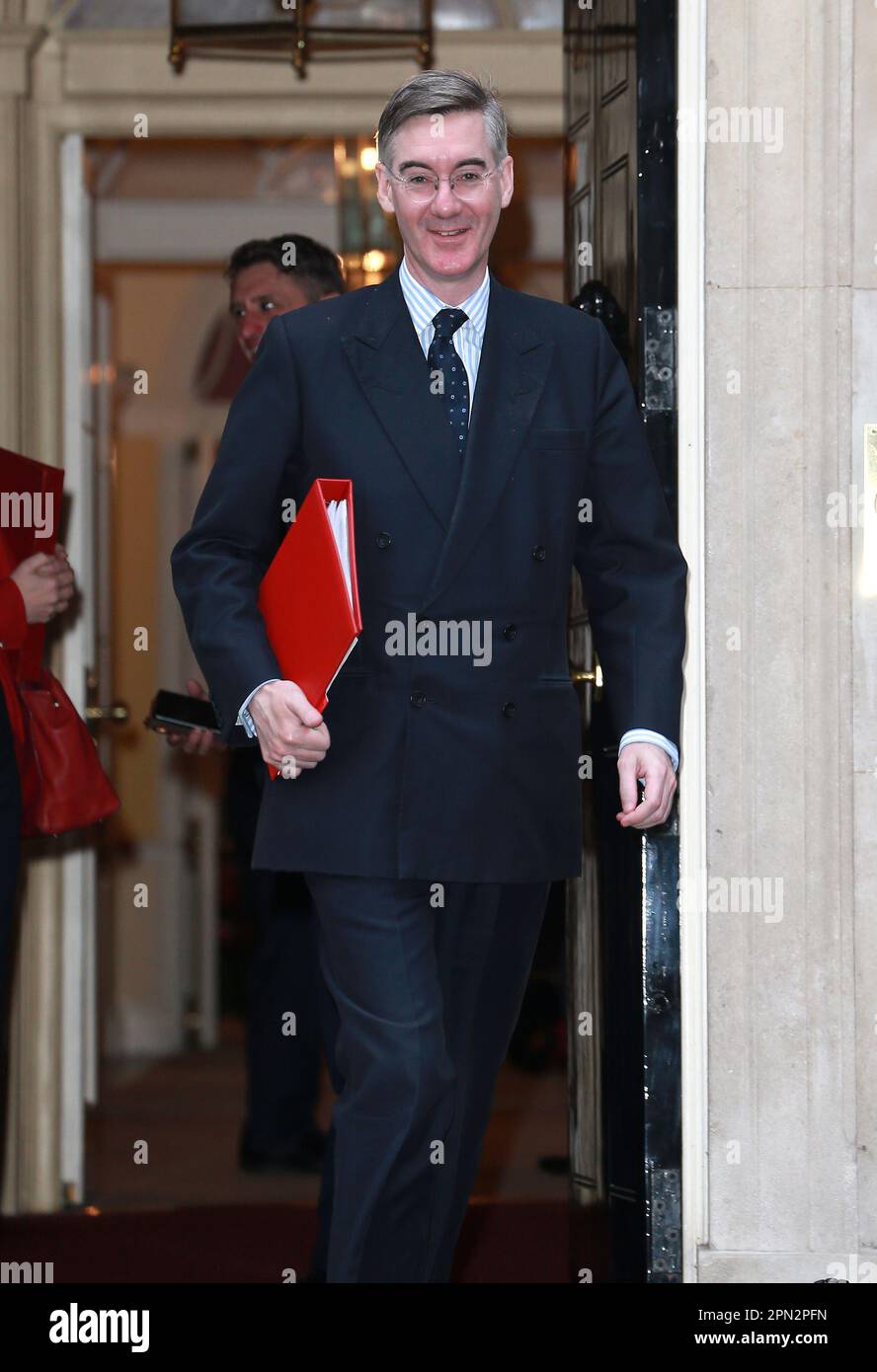 Jacob Rees Mogg seen leaving a pre Budget cabinet meeting at Downing ...