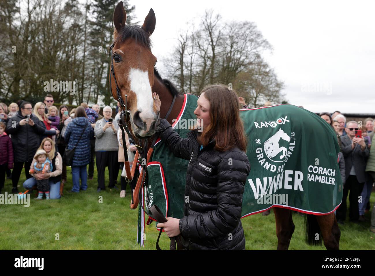 Corach Rambler during the Randox Grand National winners homecoming at ...