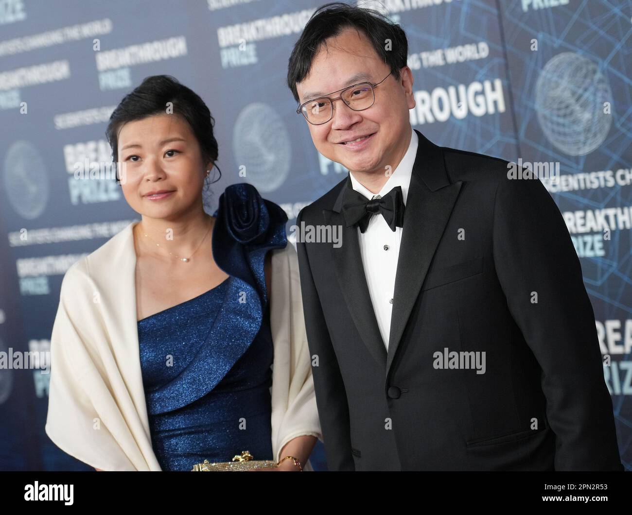 Los Angeles, USA. 15th Apr, 2023. (R-L) Dennis Lo and Guest arrives at ...