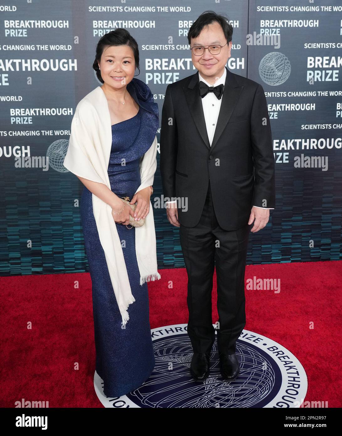 Los Angeles, USA. 15th Apr, 2023. (R-L) Dennis Lo and Guest arrives at ...