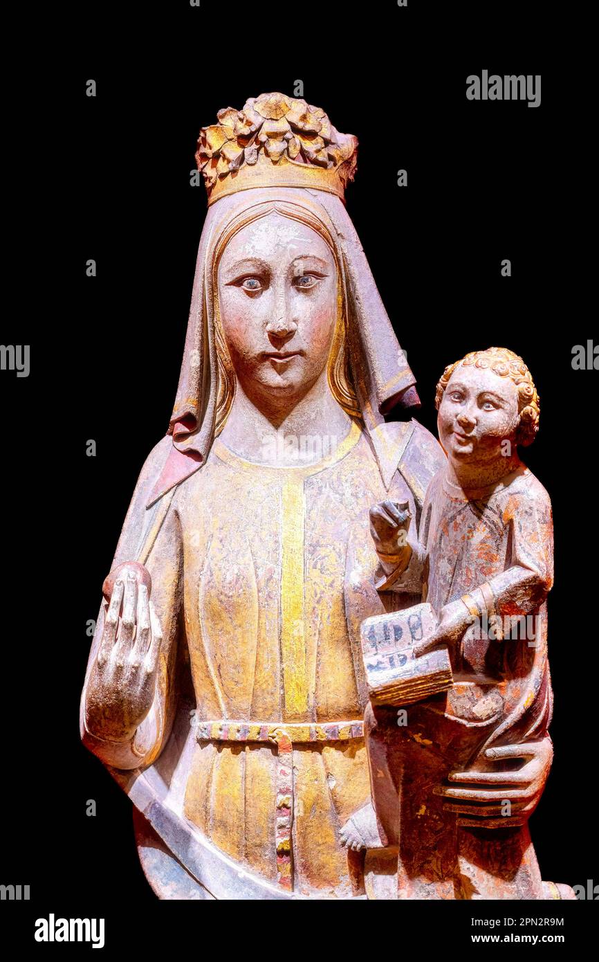 Toronto, Canada - April 7, 2023: Religious sculpture with Gothic style ...