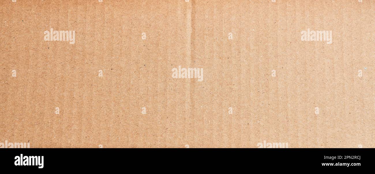 Brown cardboard carton material texture background Stock Photo - Alamy