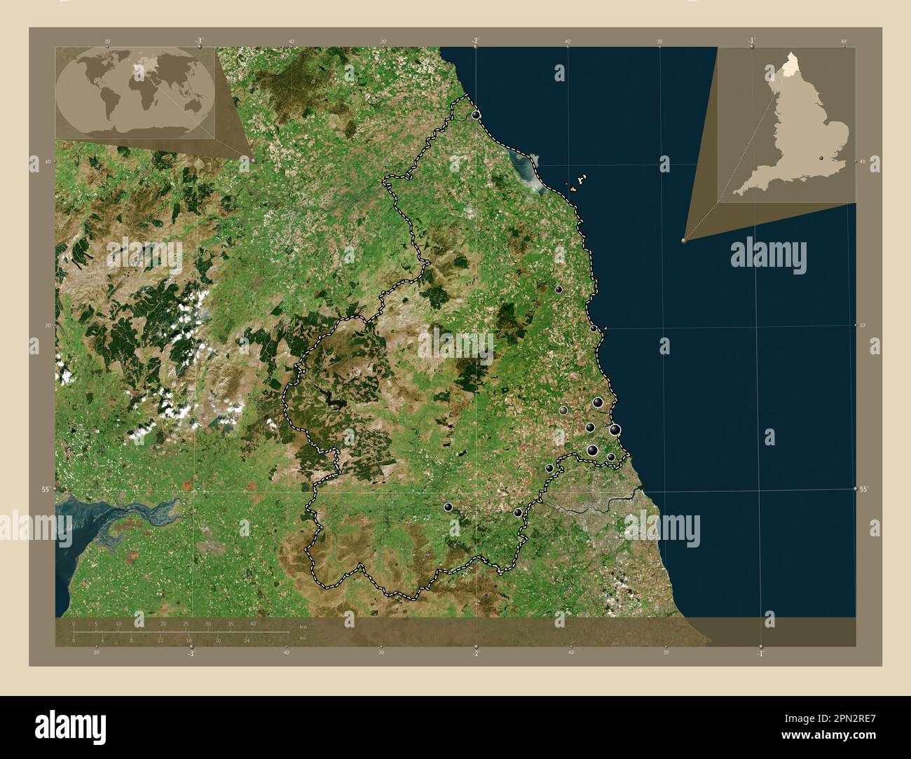 Northumberland, administrative county of England - Great Britain. High ...