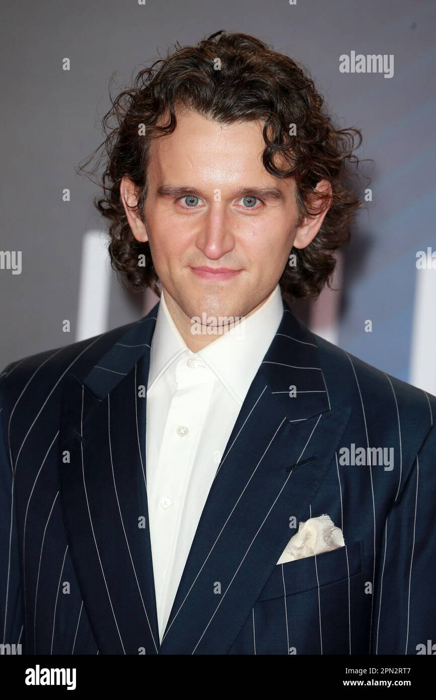 Harry Melling attends the European Premiere of "The Tragedy Of Macbeth ...