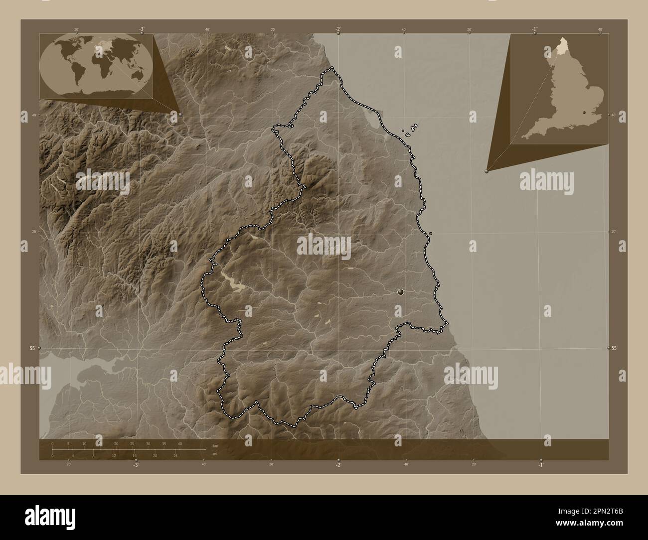 Northumberland, administrative county of England - Great Britain ...