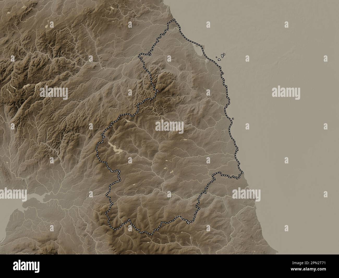 Map of hexham hi-res stock photography and images - Alamy