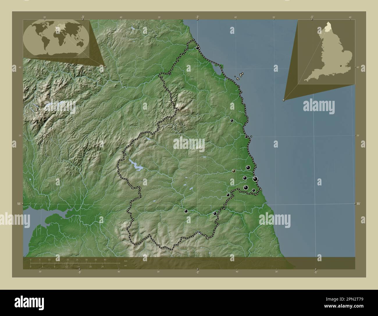 Northumberland, administrative county of England - Great Britain ...