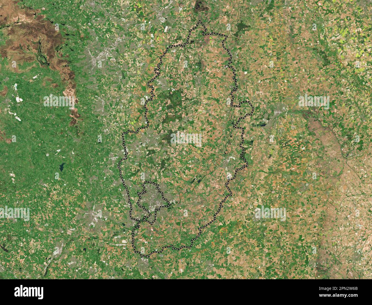 Nottinghamshire, administrative county of England - Great Britain. Low ...