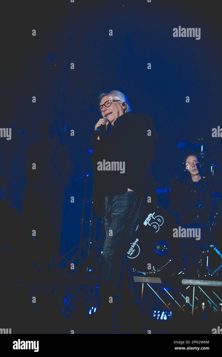 April 15, 2023, Naples, Italy: The Italian singer Nino D'Angelo ...