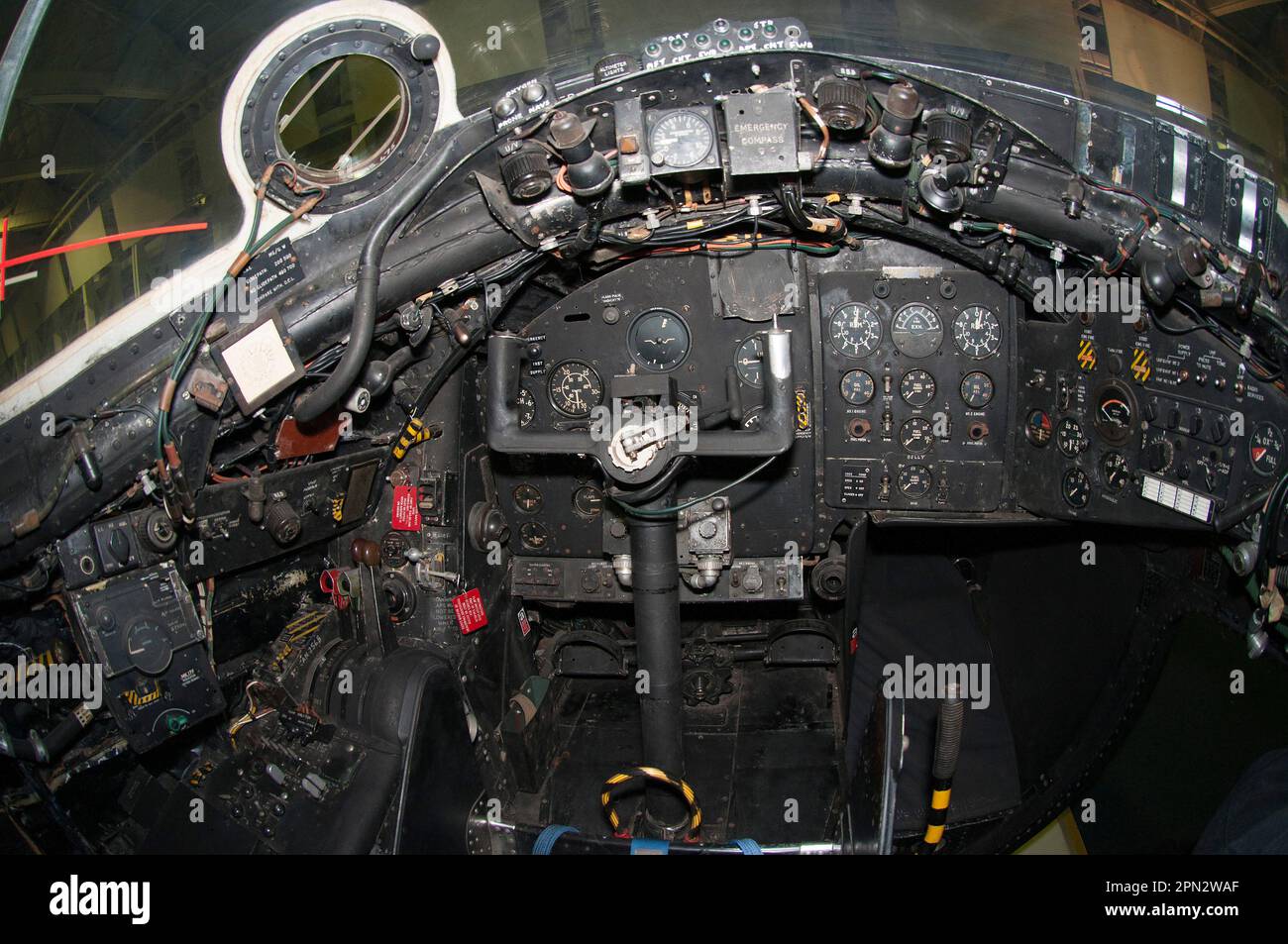 English Electric Canberra PR3 cockpit Stock Photo - Alamy