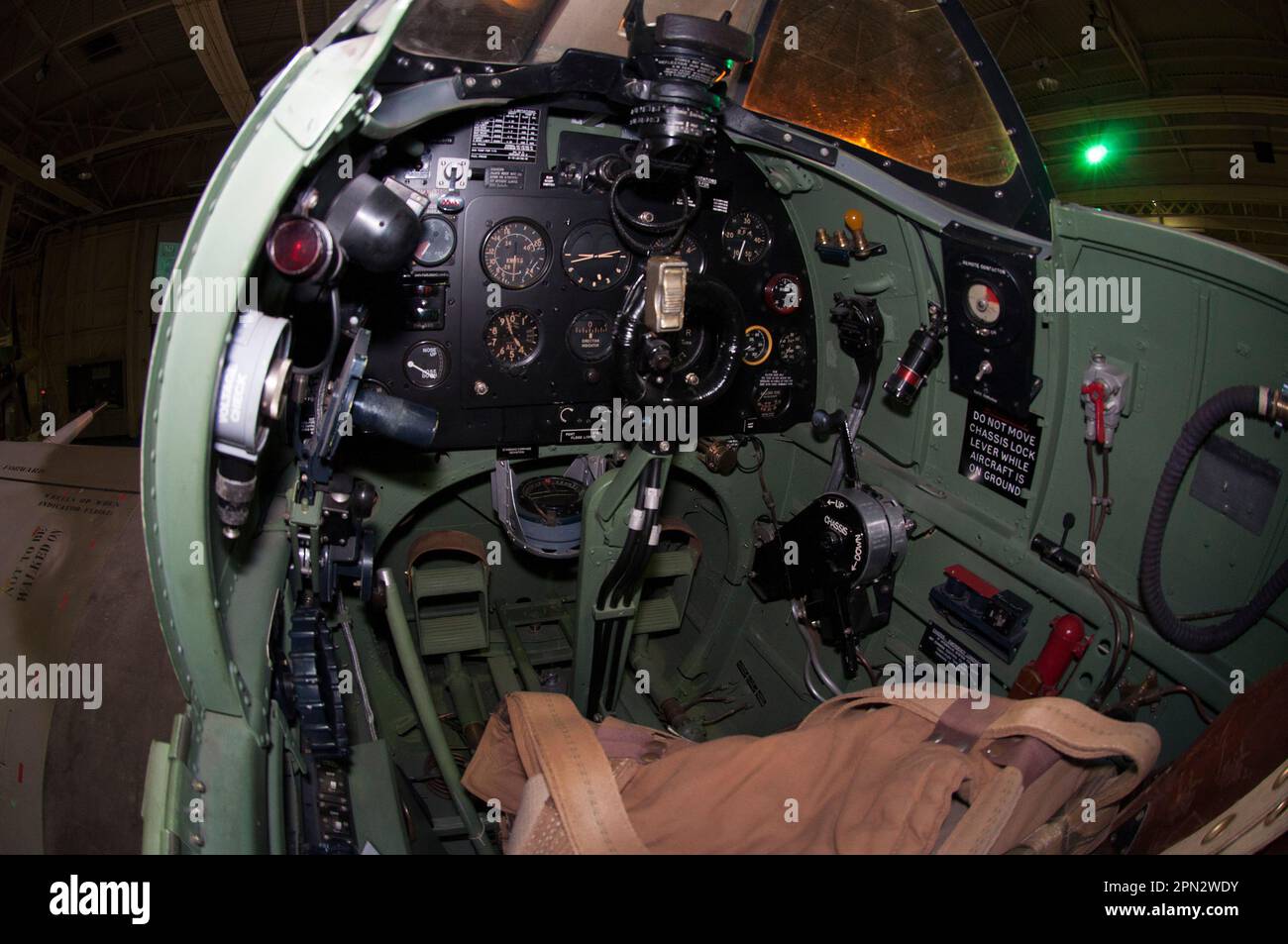 Supermarine Spitfire MkV cockpit Stock Photo - Alamy