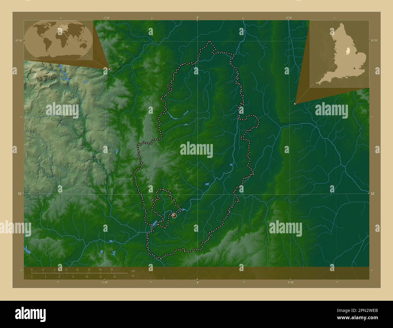 Nottinghamshire, administrative county of England - Great Britain ...