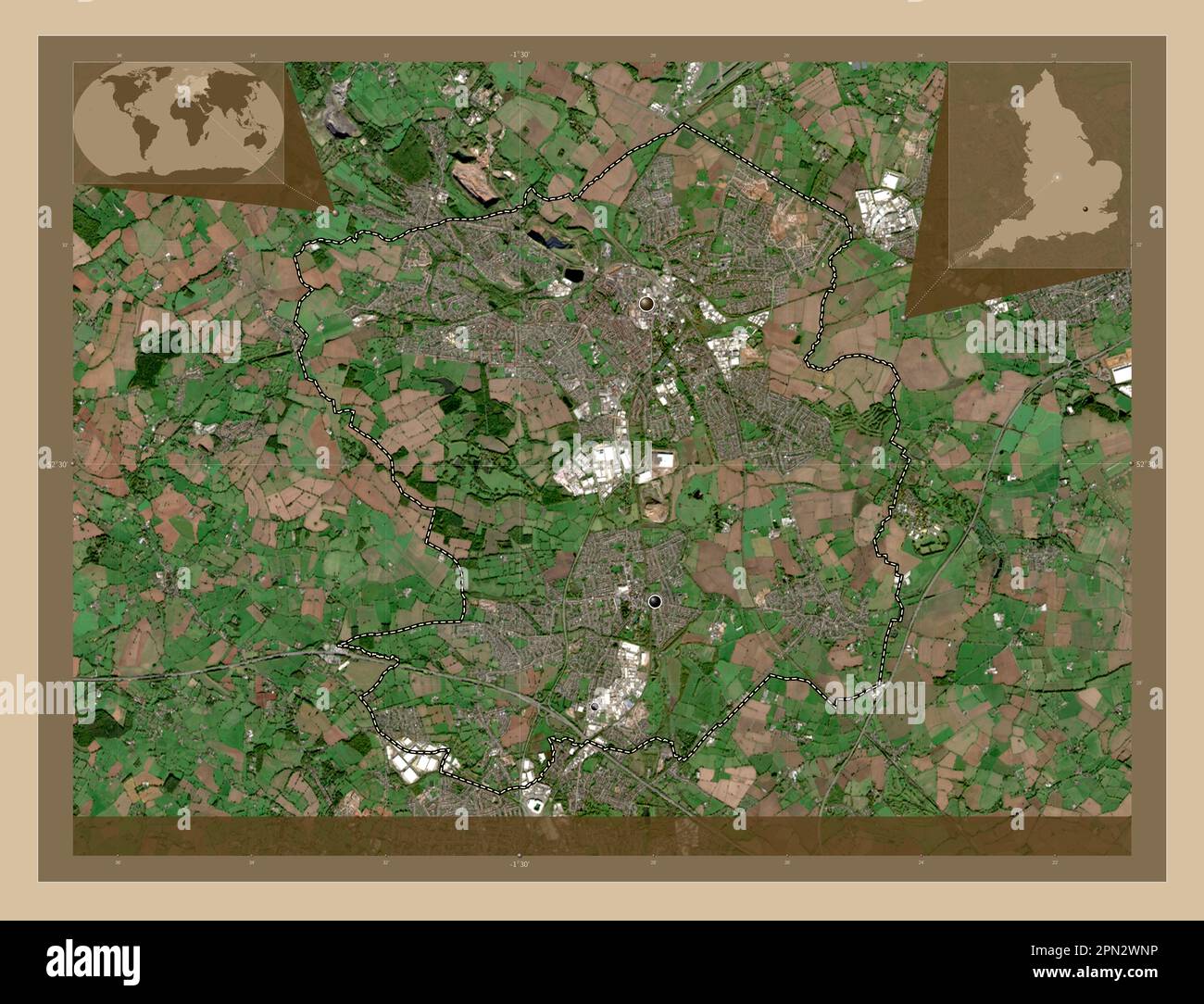 Nuneaton map hi-res stock photography and images - Alamy