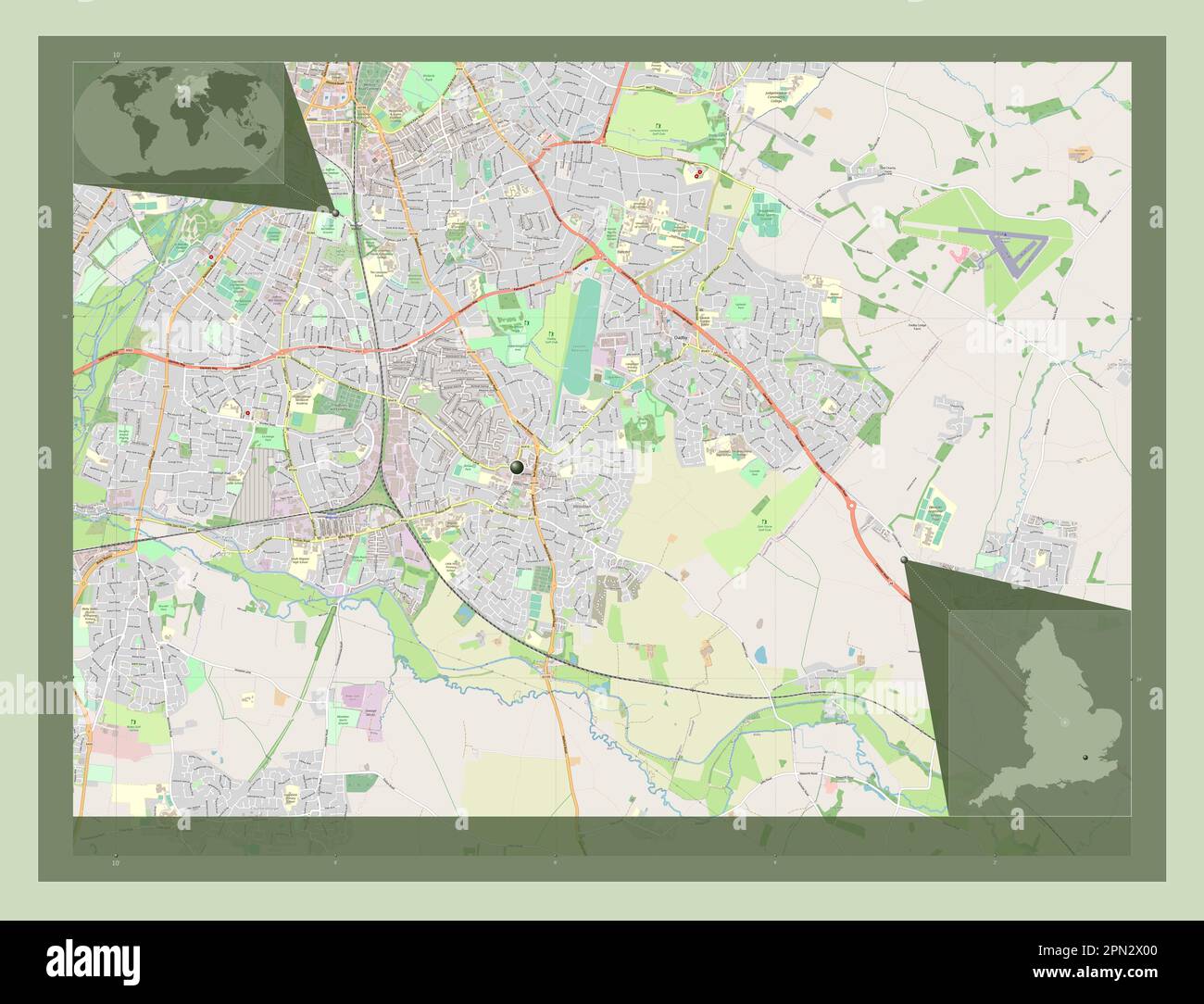 Wigston map hi-res stock photography and images - Alamy