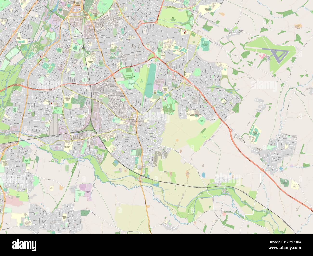 Wigston map hi-res stock photography and images - Alamy