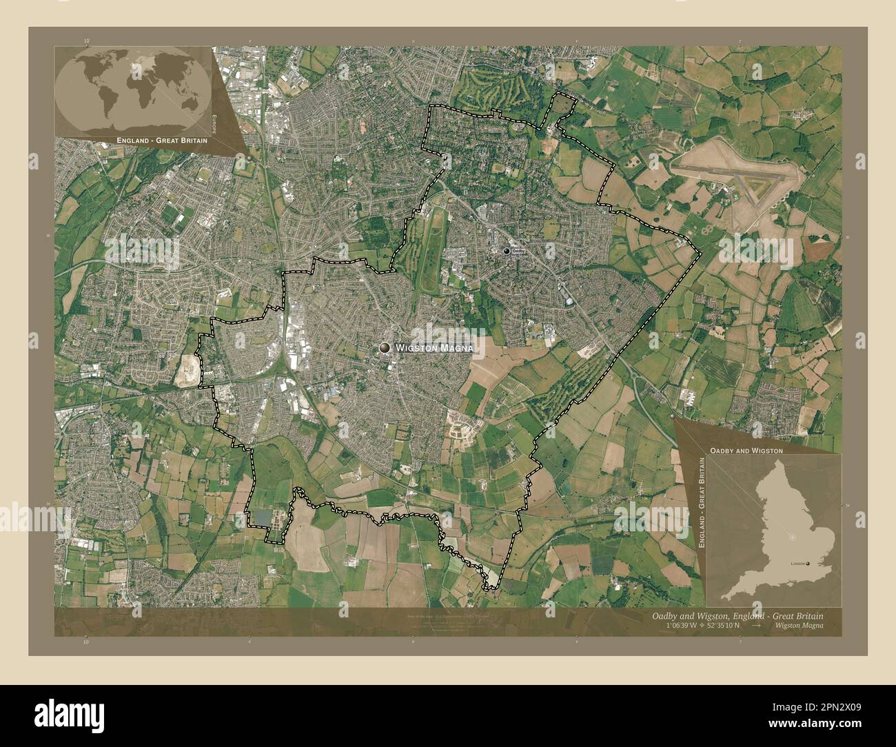 Oadby and Wigston, non metropolitan district of England - Great Britain ...