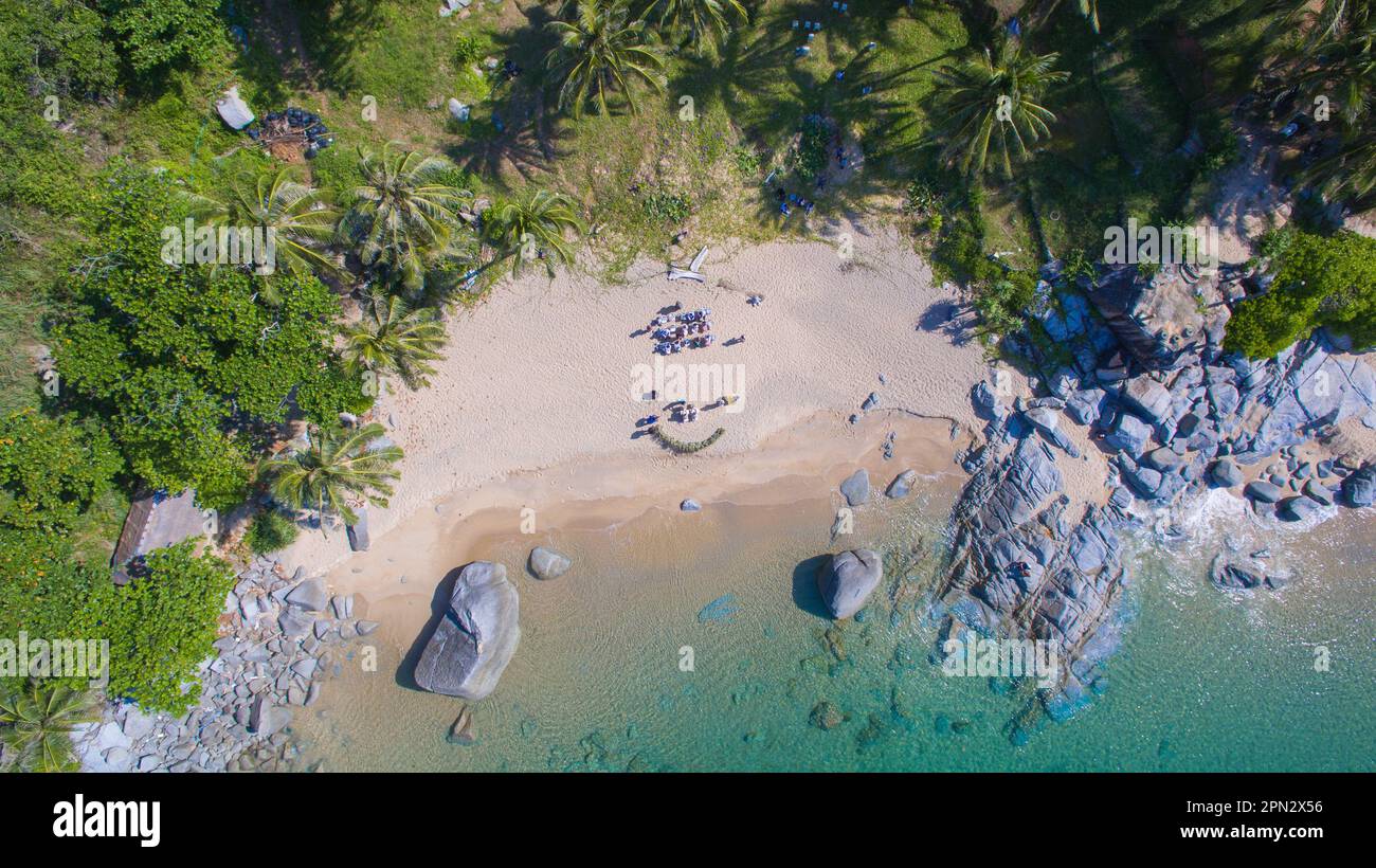 Aerial view two circular hi-res stock photography and images - Alamy