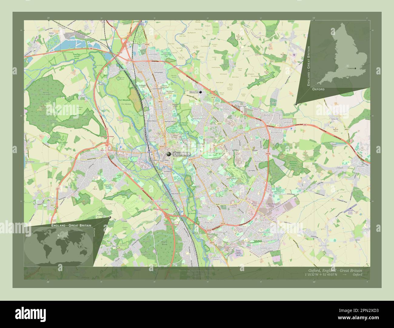Oxford, non metropolitan district of England - Great Britain. Open ...