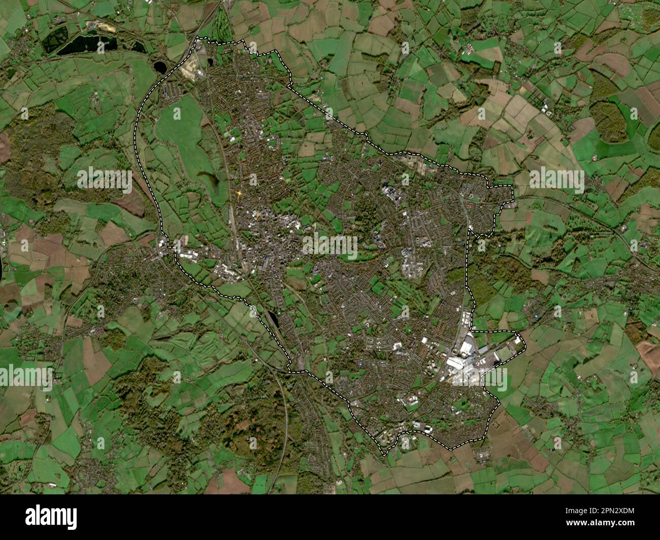 Oxford, non metropolitan district of England - Great Britain. Low ...