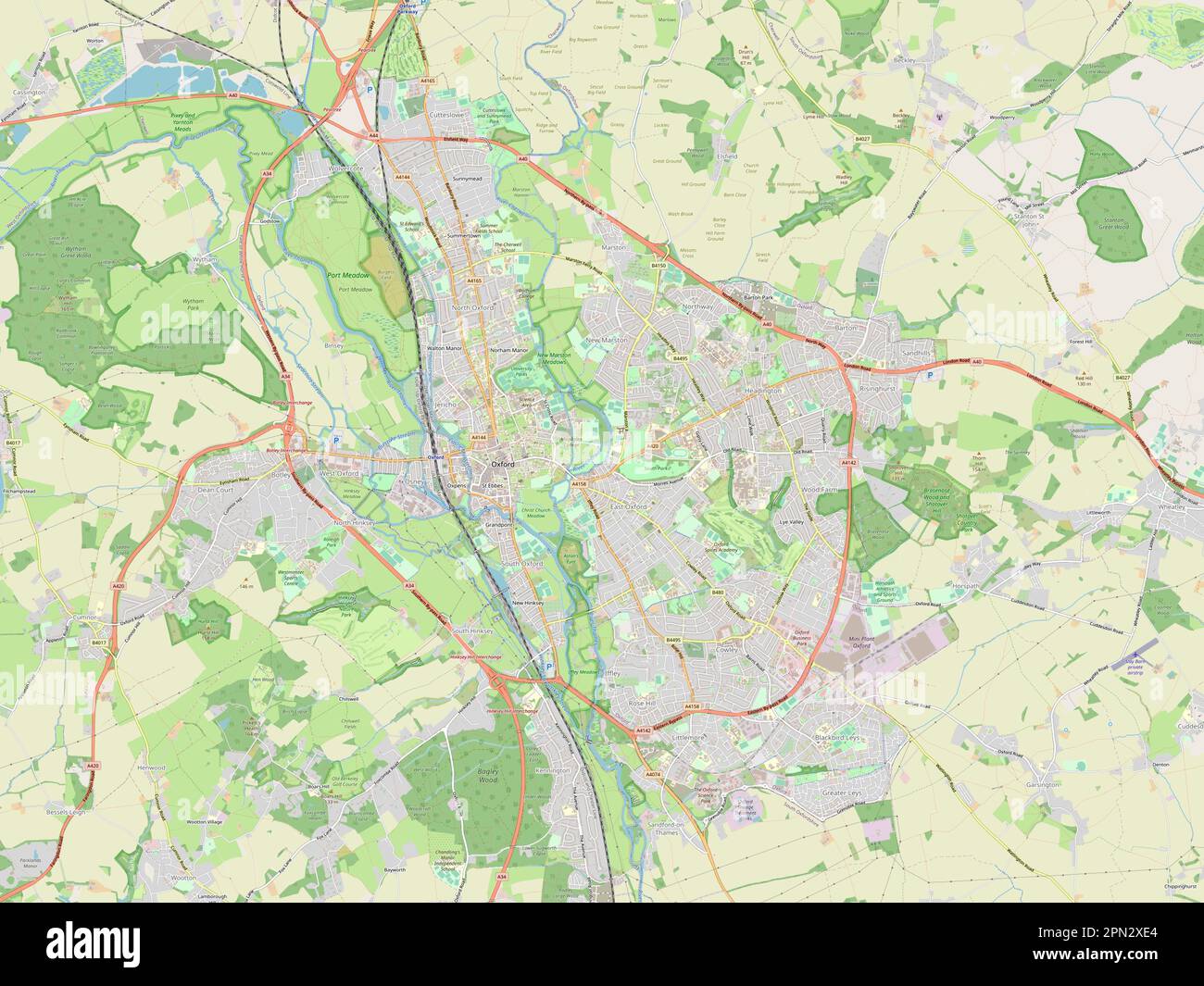 Oxford, non metropolitan district of England - Great Britain. Open ...