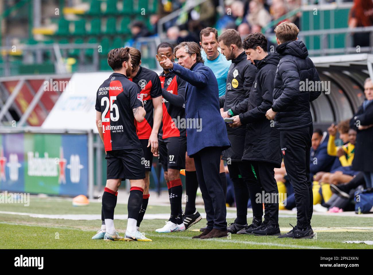 DEN HAAG, 16-04-2023, Bingoal stadium, Dutch Keuken Kampioen Divisie ...
