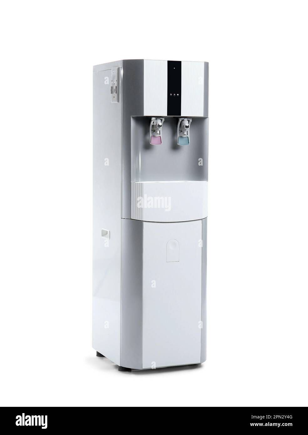 Modern water cooler isolated on white background Stock Photo - Alamy