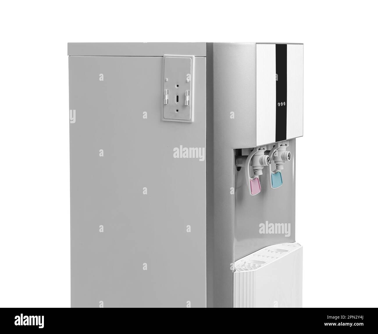 Modern water cooler isolated on white background Stock Photo - Alamy