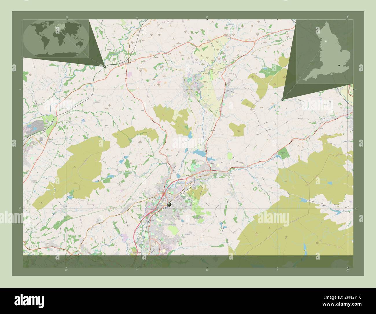 Pendle, non metropolitan district of England - Great Britain. Open ...