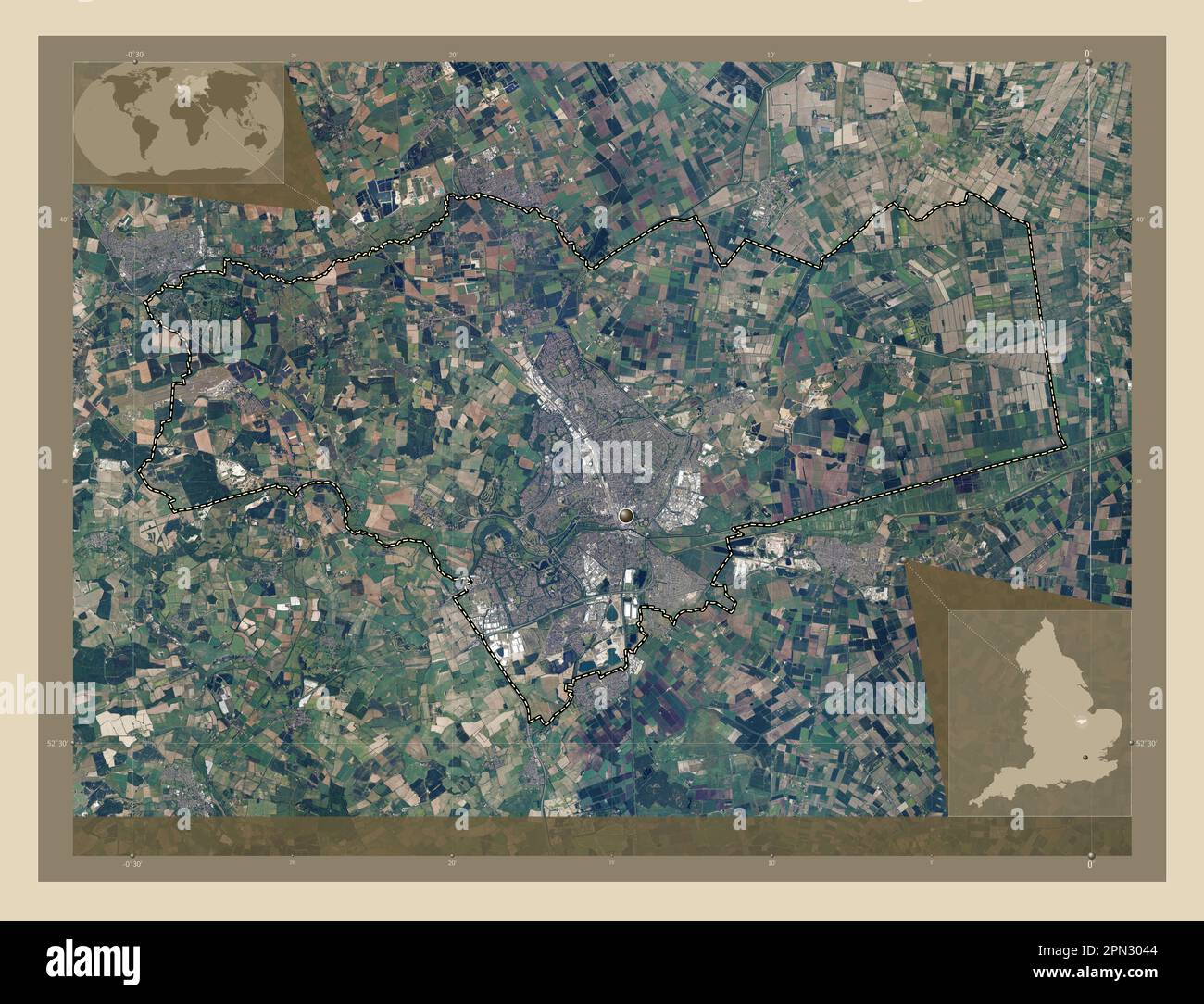 City of Peterborough, unitary authority of England - Great Britain ...