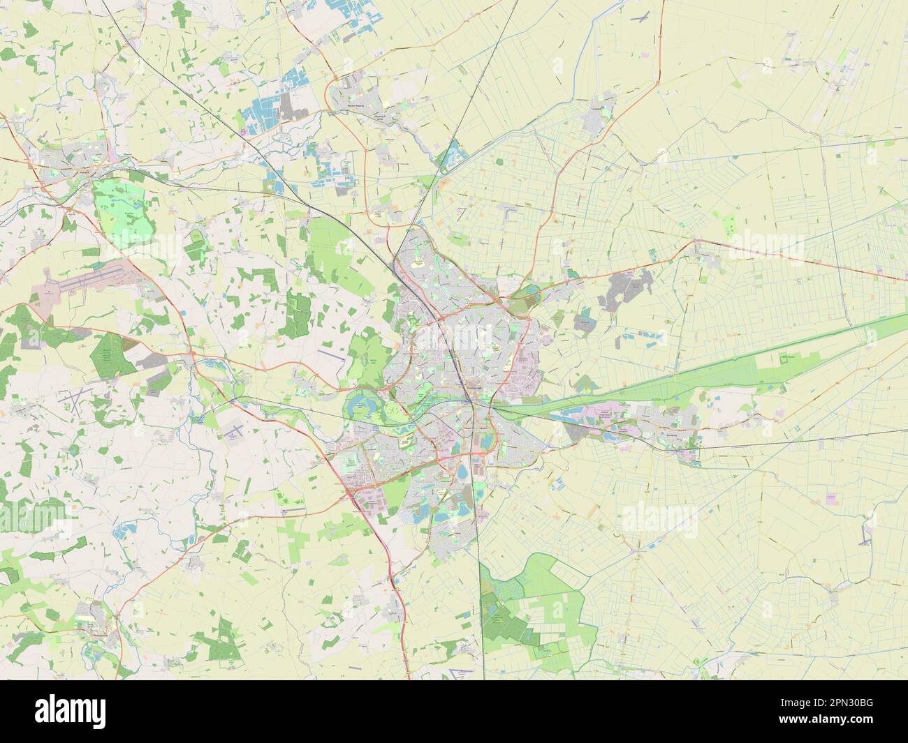 Map of peterborough hi-res stock photography and images - Alamy