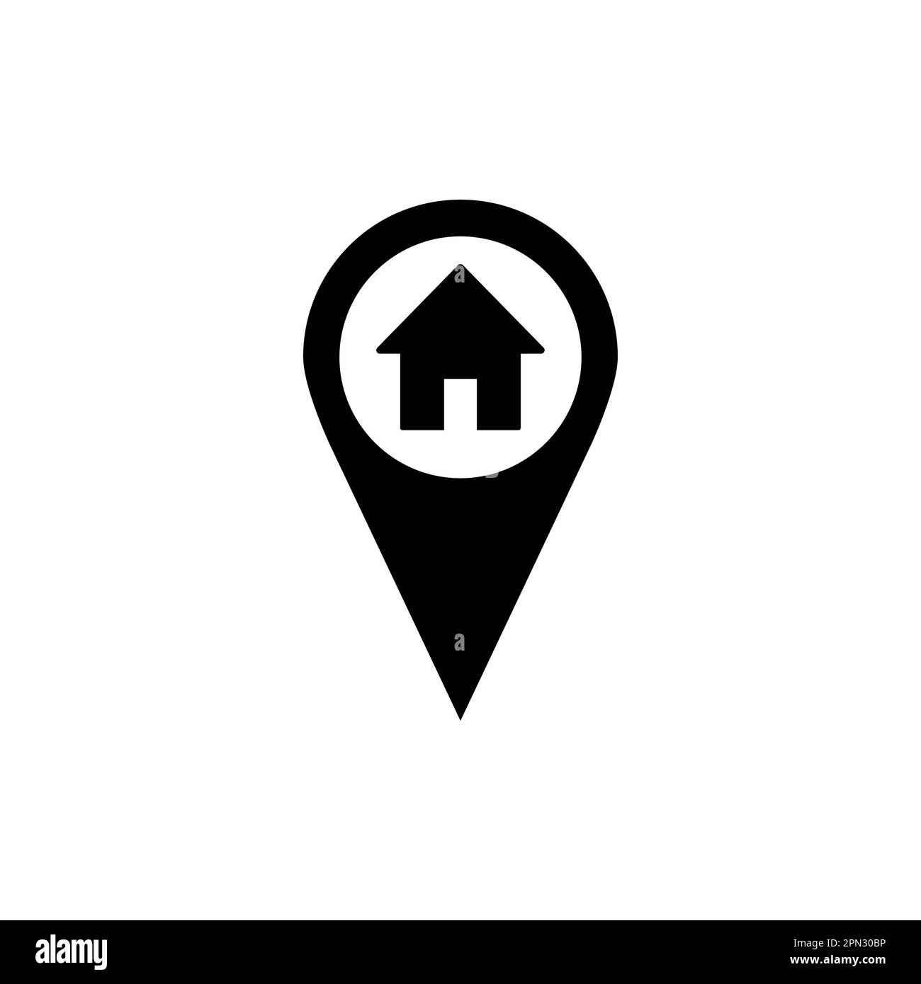 address icon vector. home location icon vector Stock Vector Image & Art ...