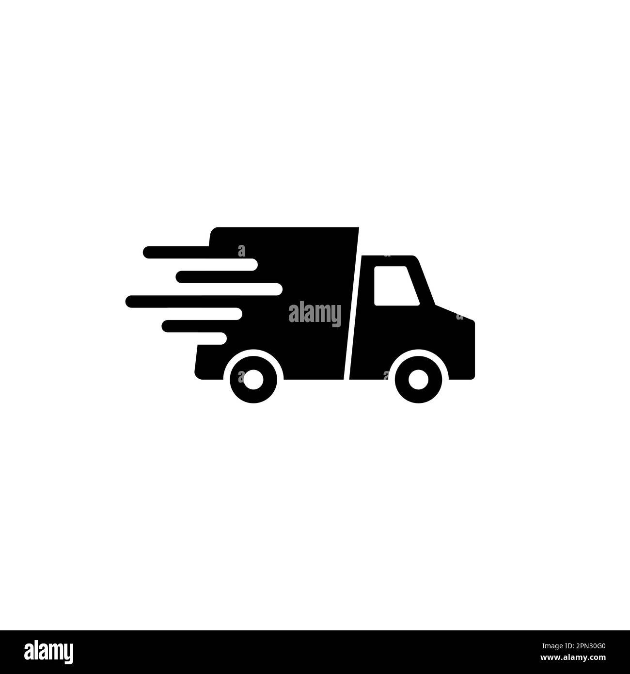 Fast shipping delivery truck icon vector. Delivery truck icon. fast ...