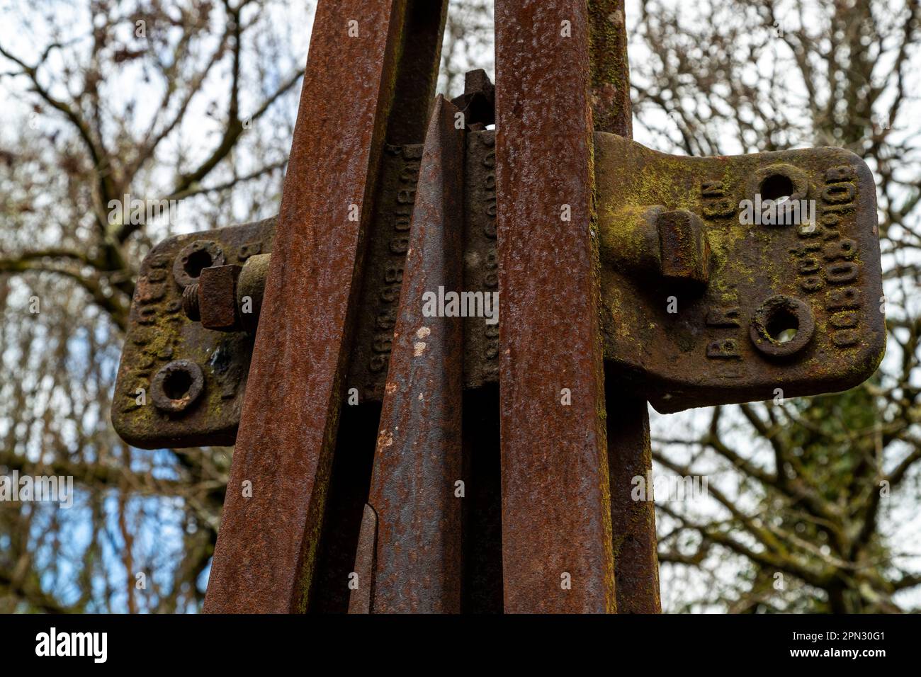 Mushet Memorial, Dark Hill Iron Works. A memorial to Robert Mushet and ...