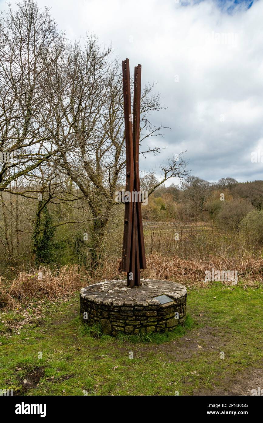 Mushet Memorial, Dark Hill Iron Works. A memorial to Robert Mushet and ...