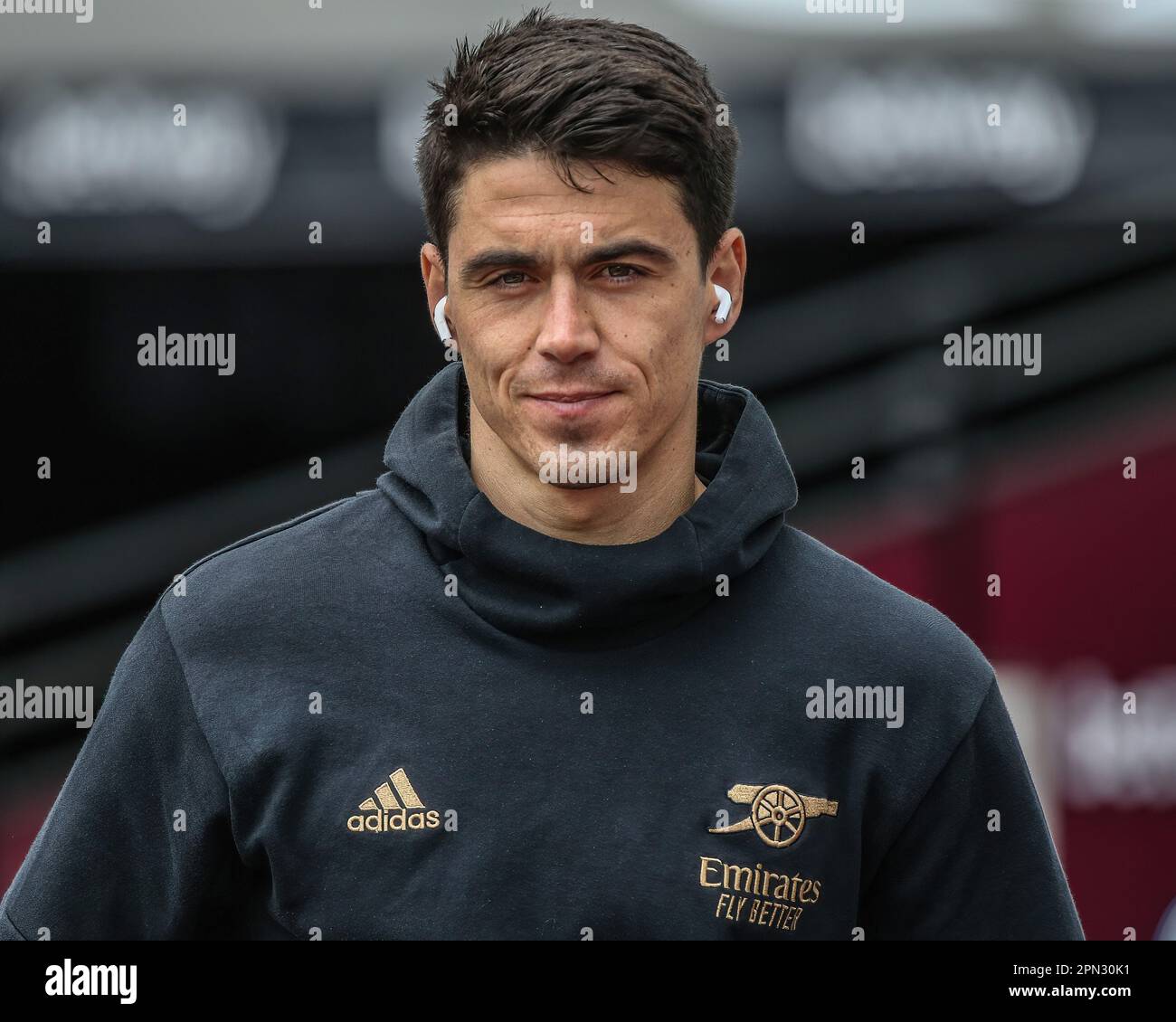 Arsenal assistant coach Carlos Cuesta during the Premier League match ...