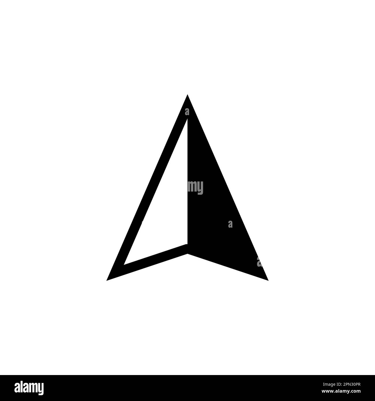 Compass icon vector. arrow compass icon vector Stock Vector Image & Art ...