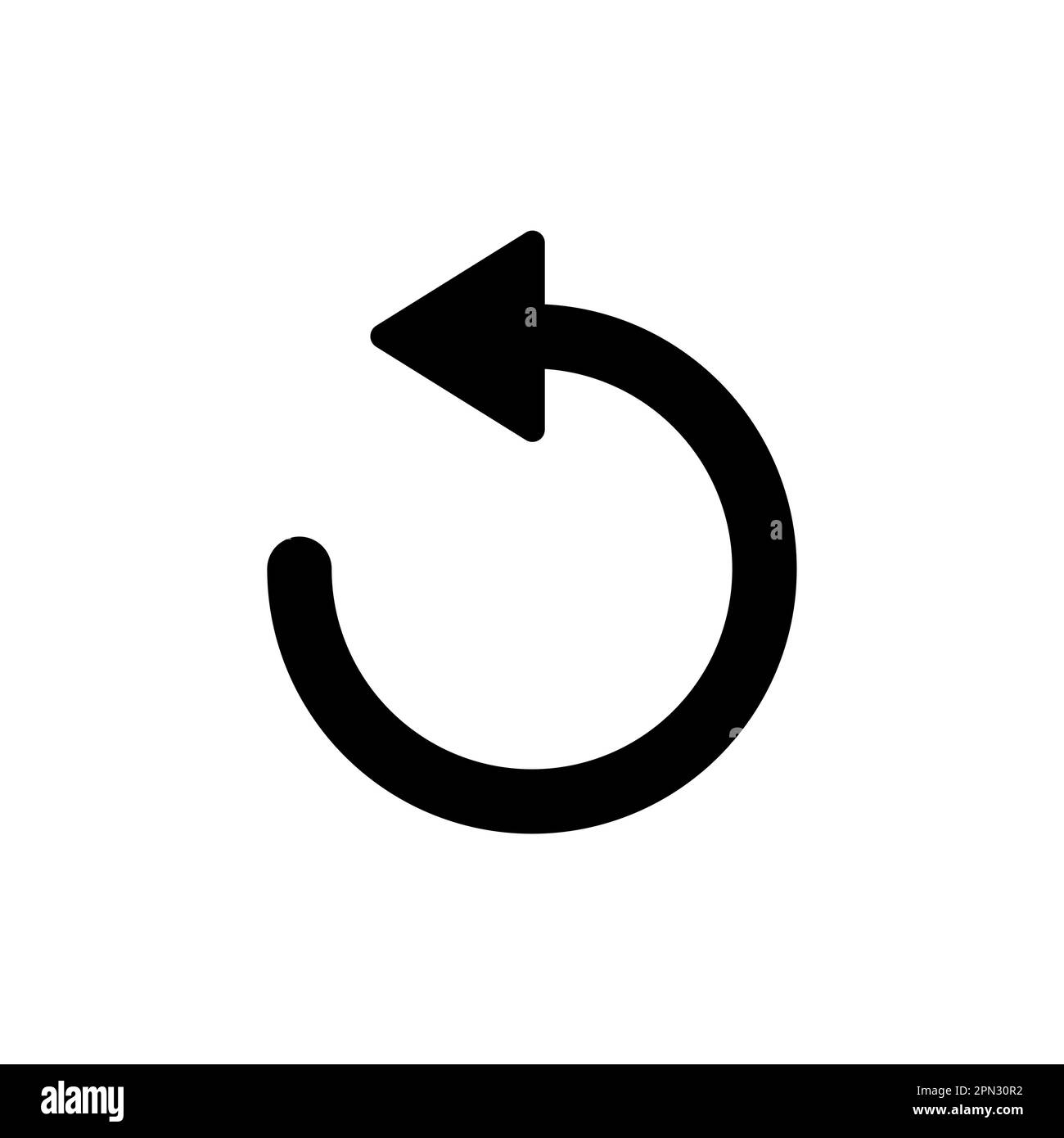 Icon reload refresh Black and White Stock Photos & Images - Alamy