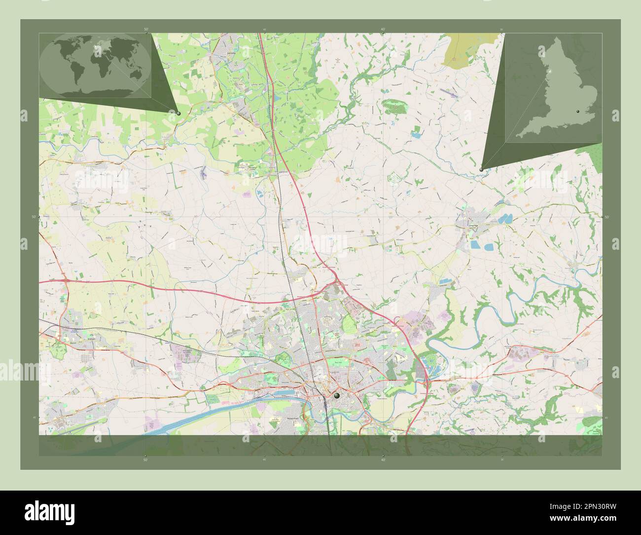 Preston, non metropolitan district of England - Great Britain. Open ...